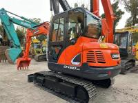 China Used Doosan Mini Excavator with Dozer Blade DX60 DX75 DX80 DX55 0.21m3 Bucket Capacity for sale