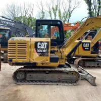 China Good Condition Japan Original Cat 305.5E Mini Crawler Excavator with and 5000 KG Weight for sale