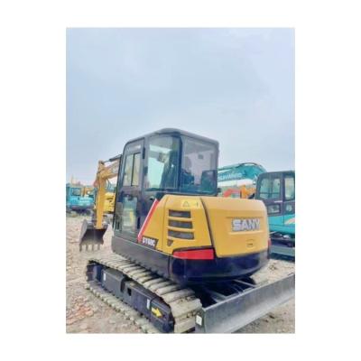 China Prospective 6TON Sany Sy60C Used Hydraulic Crawler Excavator with Crushing Hammer for sale