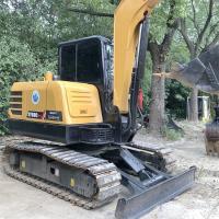 China ISUZU Engine Used SANY Mini Excavator 6 Ton SY60C Small Digger Excavator for Projects for sale