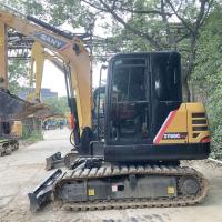 China ISUZU Engine Used SANY Mini Excavator 6 Ton SY60C Small Digger Excavator for Projects for sale