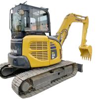 China Komatsu Mini PC55 Excavator with 0.2m3 Bucket Capacity and Crawler Chain Moving Type for sale