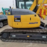 China Komatsu PC78 Excavator with Original Hydraulic Valve and 7TON Operating Weight at Good for sale