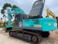 China Used KOBELCO SK350-8 Excavator 35000 KG Machine Weight Original Hydraulic Cylinder for sale
