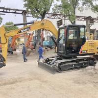 China 2021 Sany SY75 7 Ton Mini Excavator in Good Condition for Less Hour Usage in Shanghai for sale
