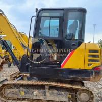 China Sany SY 55 Excavator with 0.23 m3 Bucket Capacity 5000 KG Machine Weight in Shanghai for sale