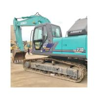 China Used Kobelco Sk230-6E Excavator with Original Hydraulic Pump 23000 KG Machine Weight for sale