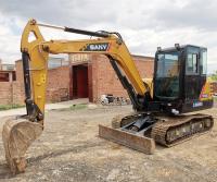 China Used Sany SY55 Mini Excavator with Crawler Chain Operating Weight 5780 KG in Shanghai for sale