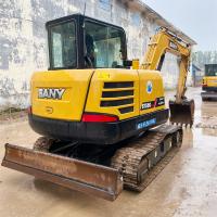 China SANY SY55C 5 ton Mini Excavator Used in Shanghai with ISUZU Engine and Good Condition for sale