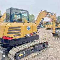 China 1200 Working Hours Sany SY60 Excavator Mini Used Digger in Shanghai with ISUZU Engine for sale
