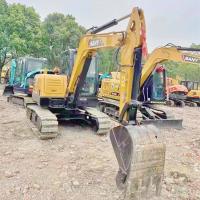 China 1200 Working Hours Sany SY60 Excavator Mini Used Digger in Shanghai with ISUZU Engine for sale