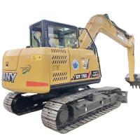 China Sany SY 75 Mini Excavator with Crawler Chain and 7280 KG Operating Weight in Shanghai for sale