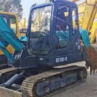 China Good Condition Kobelco SK 60 Excavator Mini with 0.24 m3 Bucket Capacity in Shanghai for sale