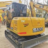 China Sany 55 60 75 Excavator in Good Condition with Blade and Original Hydraulic Valve for sale
