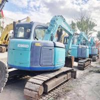 China Japan original rubber track sk70sr 7 tons crawler kobelco sk70sr with good condition for sale