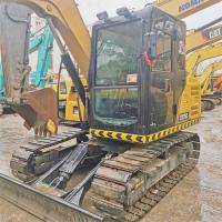 China Earth-moving Machinery Rubber Track Sany 75 Mini Excavator Machine with Blade Used for sale