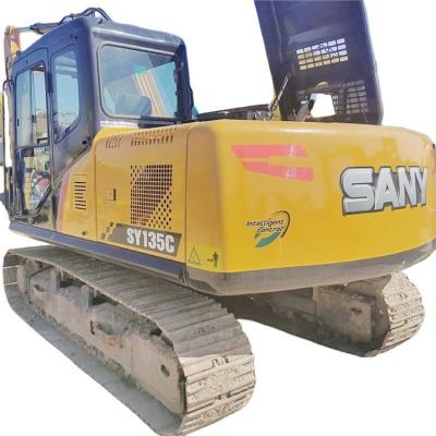China Sell Sany SY135 Crawler Chain Excavator with Original Hydraulic Pump and ISUZU Engine for sale