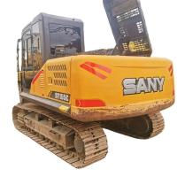 China Crawler Chain Moving Type Original Hydraulic Cylinder Rubber Track Sany Excavator SY155 with A/C for sale