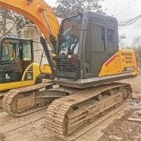 China Crawler Chain Moving Type Original Hydraulic Cylinder Rubber Track Sany Excavator SY155 with A/C for sale