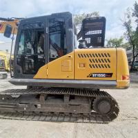 China 14100 KG Operating Weight Sany Excavator SY155 with A/C and Advanced ISUZU Engine for sale