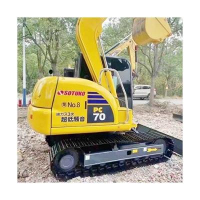 China Komatsu PC 70-8 Excavator Sale Original Hydraulic Valve and Japan Engine Wiring Design for sale