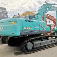China Shanghai Used Kobelco SK350 Excavator 35 Ton With HINO Engine 197 KW In Good Condition for sale