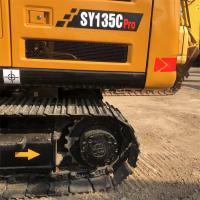 China Crawler Chain Earth-moving Machinery Used Sany 135 Excavator 13 Ton with ISUZU Engine for sale