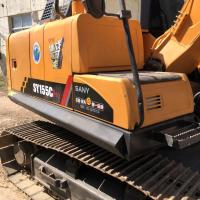 China 2020 ISUZU Engine Sany 155C 15 Ton Excavator for Earth-moving Machinery in Shanghai for sale