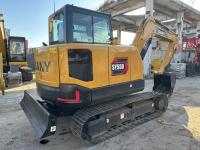 China 4JG1-NABGB-04-C2 Engine Type Used SANY SY55U 5 Ton Mini Excavator for Construction Work for sale