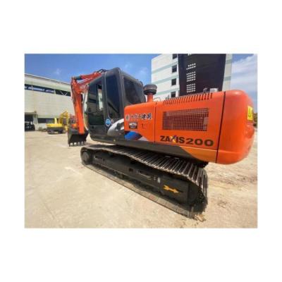 China 24 Ton Used Hitachi ZX200 Crawler Excavator in Japan with and Original Hydraulic Valve for sale