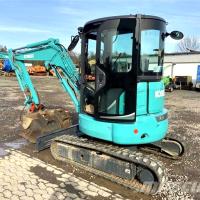 China Second Hand SK50 Kobelco Excavator Track Roller with Original Hydraulic Cylinder for sale
