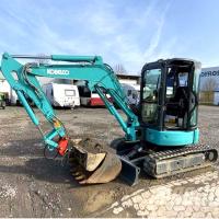 China Second Hand SK50 Kobelco Excavator Track Roller with Original Hydraulic Cylinder for sale