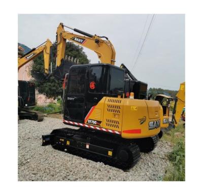 China Original Hydraulic Cylinder 7 Ton Sany SY75 SY75C Used Excavator in Shanghai 2022 Model for sale