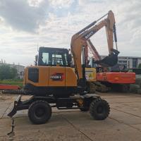 China Sany Excavator SY65W-S Equipped with Original Hydraulic Valve and 0.25m3 Bucket Capacity for sale