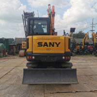China Sany Excavator SY65W-S Equipped with Original Hydraulic Valve and 0.25m3 Bucket Capacity for sale