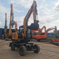 China Sany Excavator SY65W-S Equipped with Original Hydraulic Valve and 0.25m3 Bucket Capacity for sale