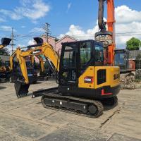 China SANY SY55U Excavator 5 Ton Mini Excavator with Original Hydraulic Cylinder and 36KW for sale