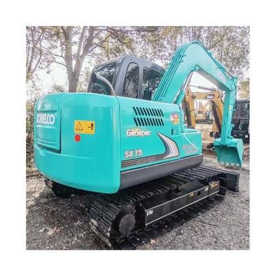 China Made in Japan used Kobelco SK75 excavator 7 ton with original parts for sale