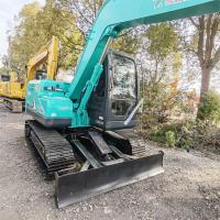 China Made in Japan used Kobelco SK75 excavator 7 ton with original parts for sale