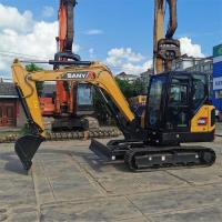 China ISUZU Engine Sany SY55 Excavator in Shanghai 0.23m3 Bucket Capacity Best Guaranteed for sale