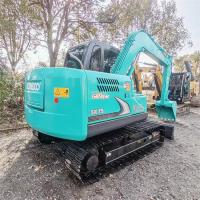 China Good Condition 7ton Used Mini Kobelco SK75 Excavator with Original Hydraulic Pump for sale