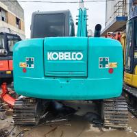 China Good Condition 7ton Used Mini Kobelco SK75 Excavator with 6850 KG Operating Weight for sale