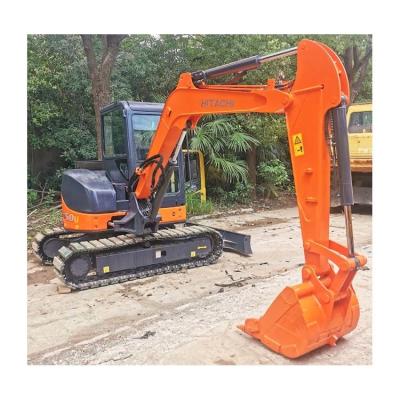 China Affordable Second-hand HITACHI ZX50U Mini Crawler Excavator with Original Parts and Valve for sale