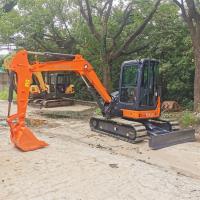 China Affordable Second-hand HITACHI ZX50U Mini Crawler Excavator with Original Parts and Valve for sale