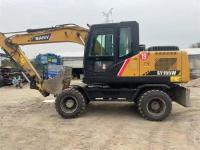 China Used Sany SY155W Wheel Excavator with 0.6m3 Bucket Capacity and 3600 Working Hours for sale