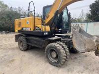 China Used Sany SY155W Wheel Excavator with 0.6m3 Bucket Capacity and 3600 Working Hours for sale