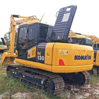 China Japan Made Good Condition Komatsu PC130 Excavator 13 Ton Crawler Machine Weight in Shanghai for sale
