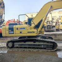 China Original Japan Used Komatsu PC220-7 PC220 Excavator with Original Hydraulic Cylinder for sale