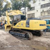 China Original Japan Used Komatsu PC220-7 PC220 Excavator with Original Hydraulic Cylinder for sale