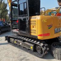 China Made in China used Sany SY75C Pro excavator 7 ton with near manufacture year for sale